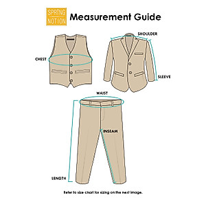 Spring Notion Baby Boys' Modern Fit White Suit Set 9M