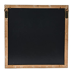 Creative Co-Op Watercolor Nature Landscape with Solid Wood Frame