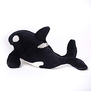 TAMMYFLYFLY The Orca Blackfish Long Big Killer Whale Stuffed Animal Sea Critters Plush Doll (39cm)