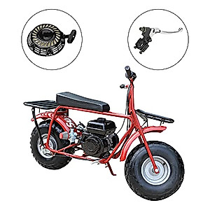 GREHUA Pull Recoil Starter Brake Handle Lever for CT200U BT200X CT200U-EX Predator 212cc 196cc 6.5hp GX160 GX200 Baja Warrior MB165 Massimo TrailMaster MB200 Hammerhead 80T Go Kart Mini Bike Parts