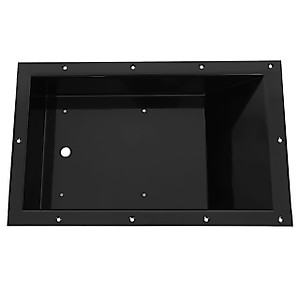 KUAFU Foot Pedal Pan Compatible with Most Brands MinnKota 100RTMP Marine Ultrexx & MotorGuide Trolling Motor Foot Pan Powder Coated Black