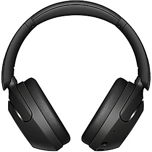 Sony WH-XB910N Wireless Over-Ear Noise Cancelling Headphones - Black Bundle with Tech Smart USA Audio Entertainment Essentials Bundle + 1 YR CPS Enhanced Protection Pack