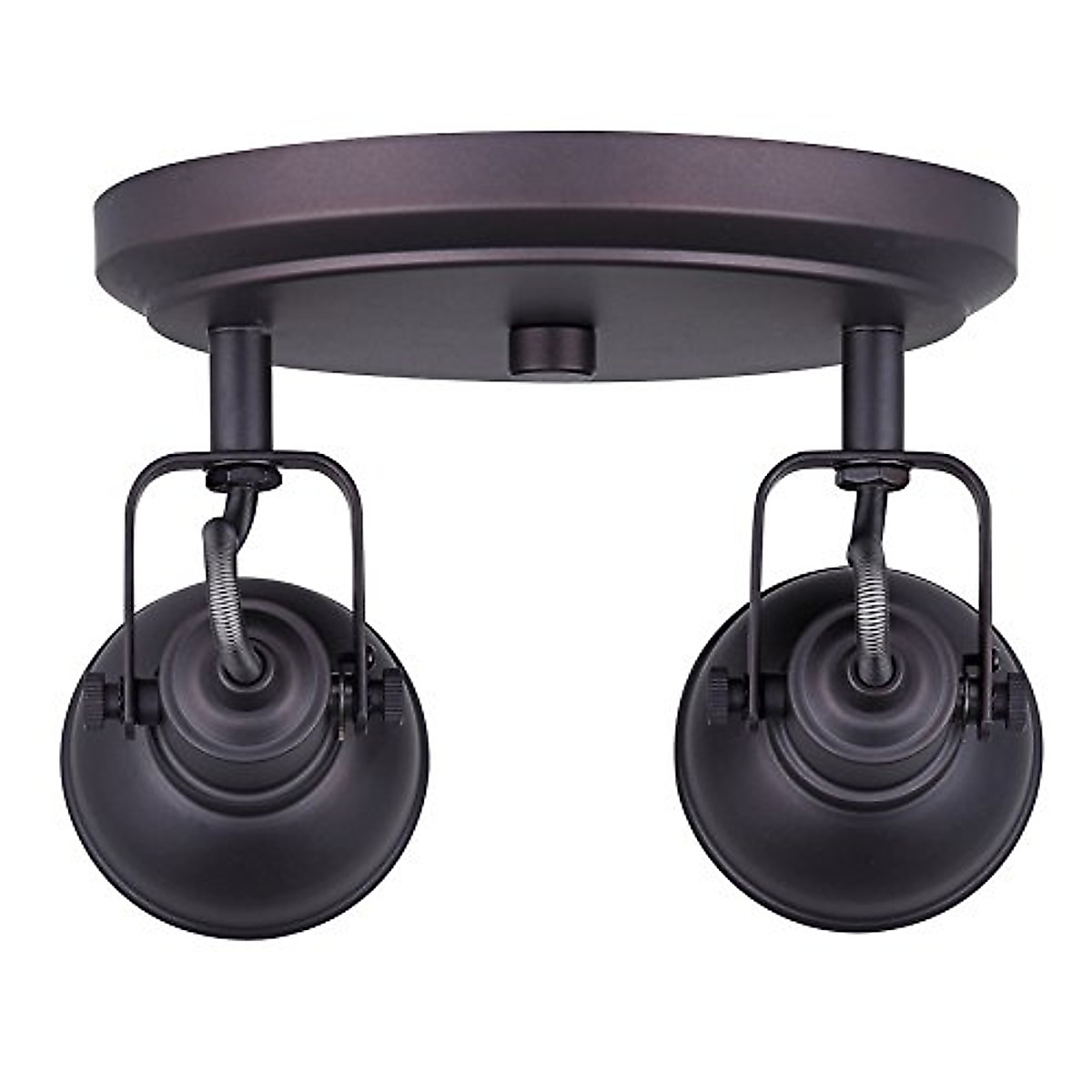 CANARM ICW622A02ORB10 LTD Polo 2 Light Ceiling/Wall, Oil Rubbed Bronze with Adjustable Heads
