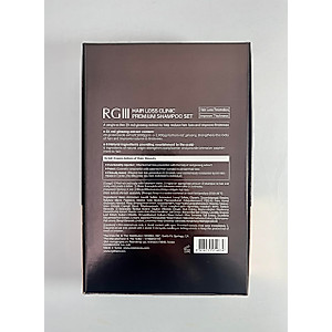 RG3 RGIII PREMIUM HAIR LOSS CLINIC SHAMPOO (TWO BOTTLE SET)