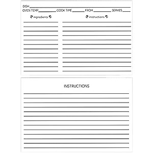 SENSORY4U Fernweh4U Tin Recipe Box Butterfly Print - Includes 100 4X6 Cards, 12 Dividers - Beautiful Decorative Butterflies Decorative Tin Box Gift Set