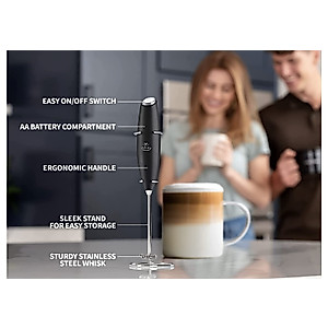 Zulay Kitchen Magia Manual Espresso Machine with Grinder and Extra Large 2L Removable Water Tank and Milk Frother with Complete Set