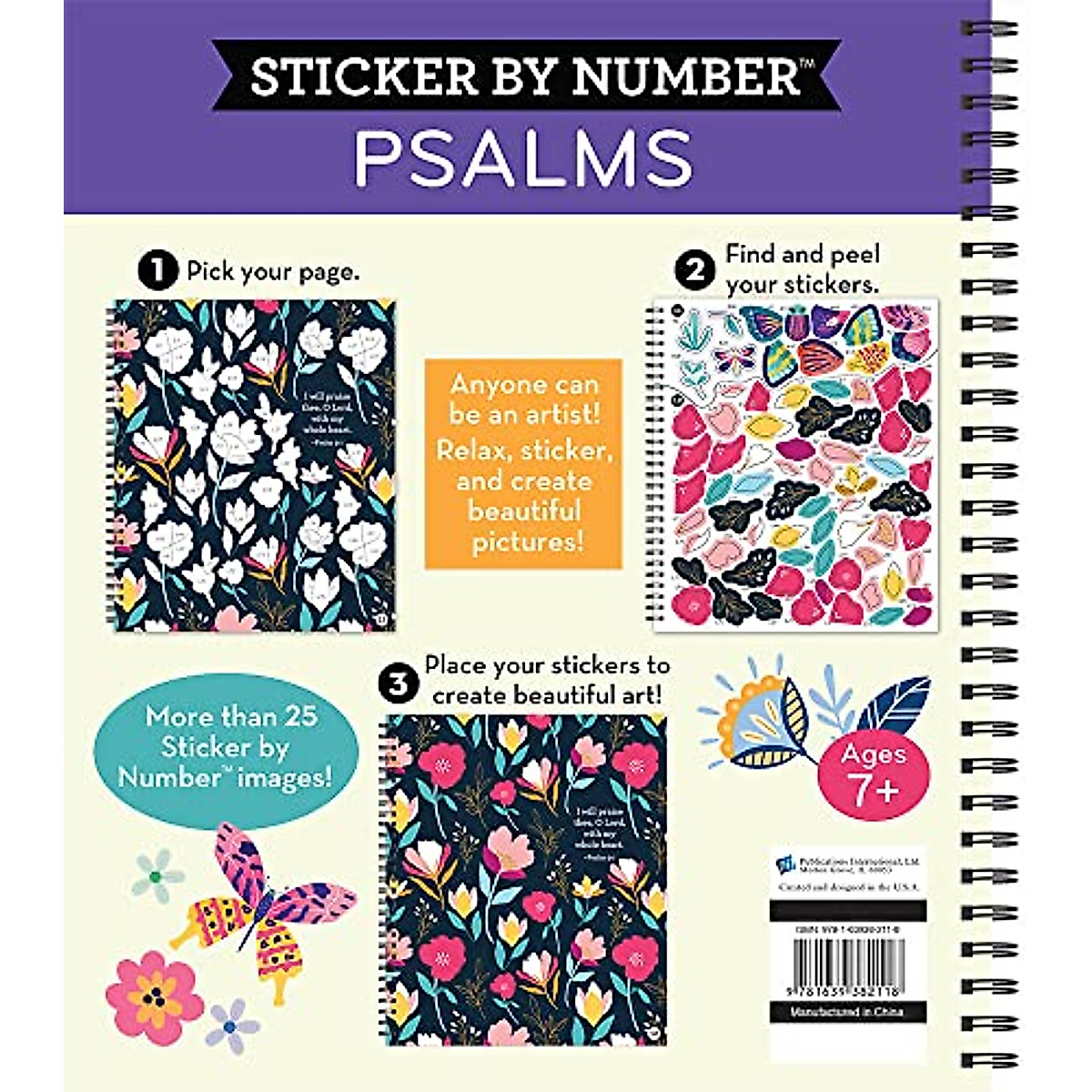 Brain Games - Sticker by Number: Psalms