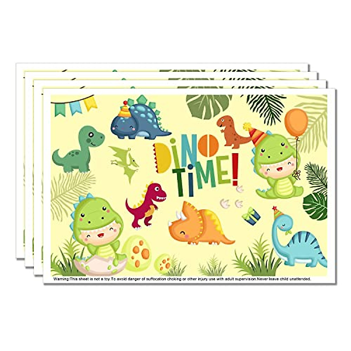 Disposable Stick-on Placemats for Baby& Kids, 40 Pack 12”x18” Waterproof Placemats, Restaurant Portable Table Mats for boy& Girl, Perfect for Dining, Playing Art