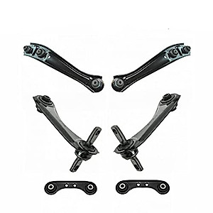 South Mud Bay 6pc Rear Upper & Lower Control Arm Pair Set Left Right Sides Fits 1111007152