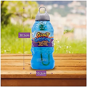 Gazillion 2 Liter Giant Bubble Solution - Create Bigger, Non-Toxic, Eco-Friendly Bubbles with The Special Wand - Ages 3+