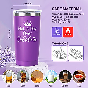 Birthday Gifts for Women Mom Wife Sister Girlfriend Her,Perfect Lavender Spa Gift Basket Set for Mothers Day Valentine's Day & Christmas | Premium Purple Happy Birthday Gift Box