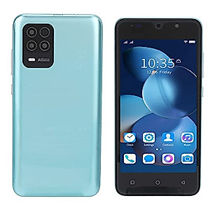 GOWENIC 8Pro Unlocked Android Smartphone, 5 inch Dual Card Dual Standby Cell Phone, RAM 512MB ROM 4GB, Ultra Thin Mobile Phone Supports Face Unlocking, for Android 4.2, 1500mAh Battery(Green)