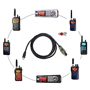 EZSync USB Programming Cable USB-1 for Uniden Scanner Radio, PC Interface Cable, USB to MINI4P, Serial Chip, USB-1 Compatible EZSync504