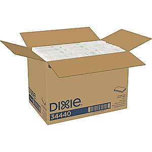 Dixie Dinner Napkin, 2-ply, White, 3024 Napkins/Pack (34440CT)