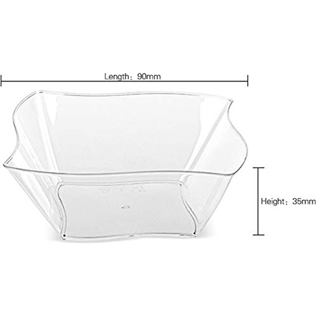 Lawei 100 pack 5 oz Mini Dessert Cups with Spoons - Mini Dessert Plates Disposable Bowls for Chocolate Desserts, Appetizers, Dessert Samplers, Dessert Shot Glasses & More