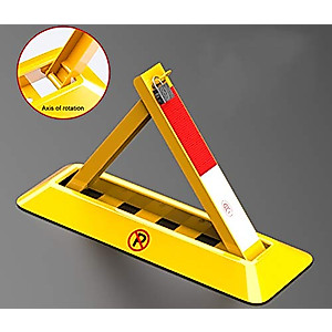 CAIMIAO Security Posts for Driveways,Car Park Driveway Guard Saver,Easy Installation Car Parking Lock,Protect Your Parking Space