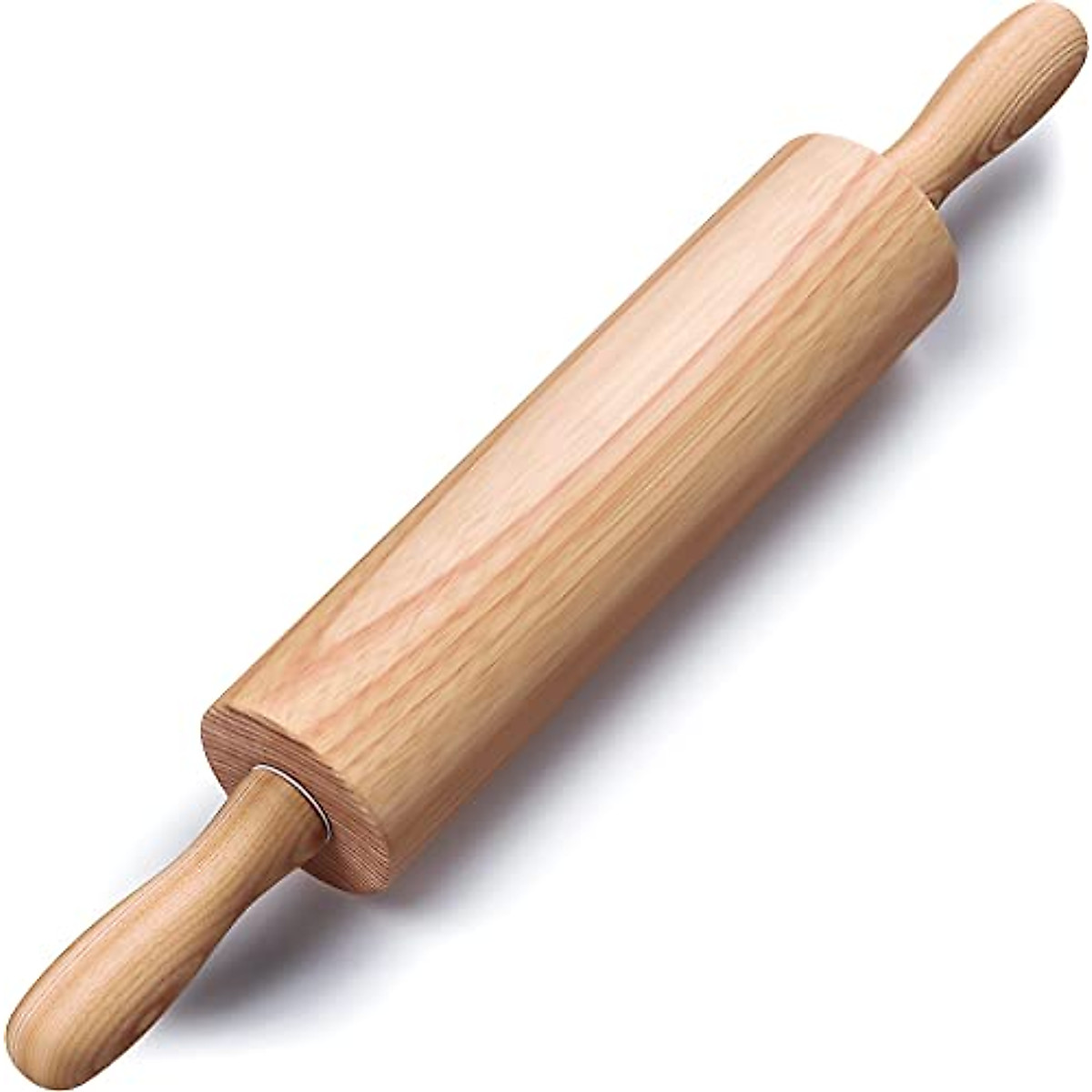 HelferX 17.6 inch Wooden Rolling Pin for Baking - Long Dough Roller for All Baking Needs