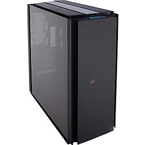 Corsair Obsidian Series 1000D Super-Tower Case, Smoked Tempered Glass, Aluminum Trim, Integrated Commander PRO fan and lighting controller