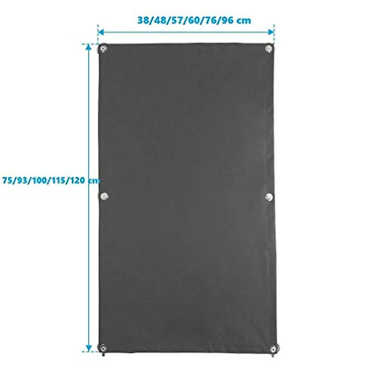ZHhan Blackout Roof Skylight Blind Window Curtain for Velux F06 206 Roof Windows with Sucker UV Protection Without Drill and Easy InstallationSucker