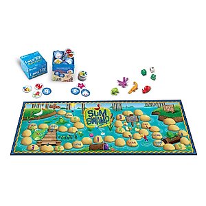 Learning Resources Math Adventure Pack, Sum Swamp & I Sea 10 Games, Stem Math Skills, Ages 5+