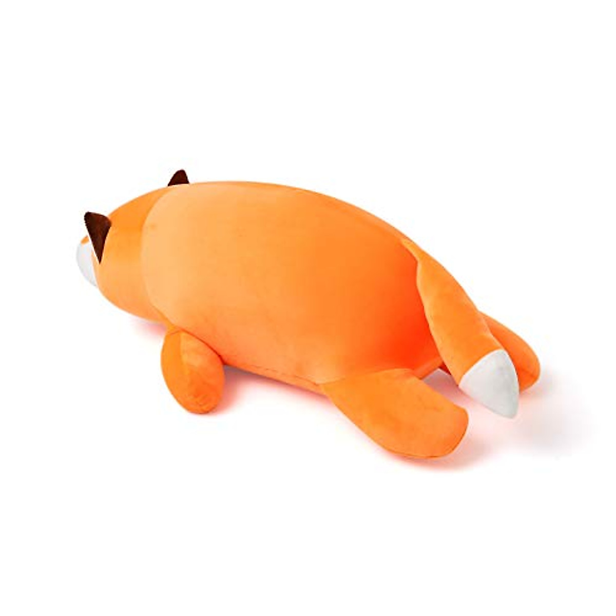 Niuniu Daddy Fox Stuffed Animals Not Weighted, Cute Big Lying Fox Plush Toy, 18.1in Kawaii Soft Plushies, Hugging Body Pillow for Christmas/Birthday/Party Gifts Presents for Kids Girls Boys Adults