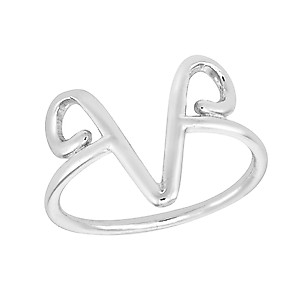 Astrological Zodiac Sign 'Aries' .925 Sterling Silver Band Ring (7)