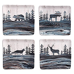 Certified International Fluidity Lodge 16 piece Dinnerware Set, Service for 4