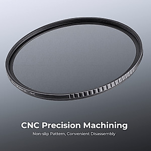 K&F Concept 58mm Black Diffusion 1/4 Filter Mist Cinematic Effect Filter with 18 Multi-Layer Coatings for Video/Vlog/Portrait Photography (K-Series)