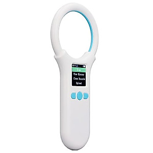 Microchip Scanner, Pet Microchip Scanner Handheld Portable Pet Microchip ID Scanner Animal Tag Reader Pet Chip Scanner 134.2khz/125khz USB Charging
