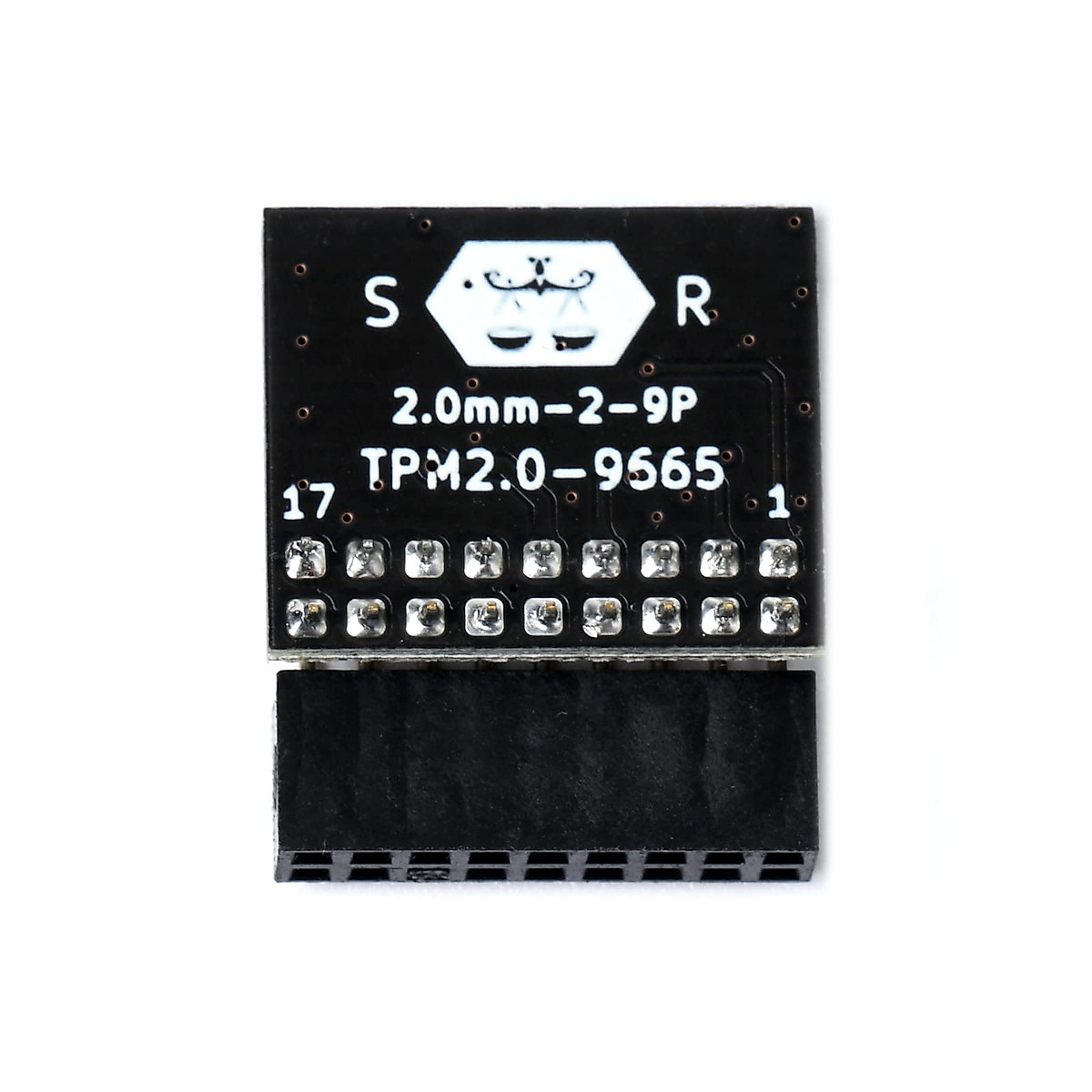 TPM2.0 Module Asrock-TPM 18-1Pin 2.0mm Security Module Win11 for Infineon, Version 9665