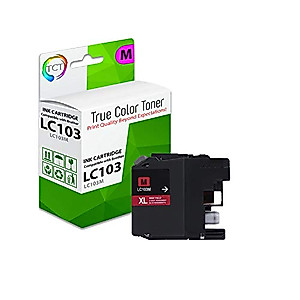 TCT Compatible Ink Cartridge Replacement for Brother LC103 LC103BK LC103C LC103M LC103Y Works with Brother MFC-J470DW J475DW J6920DW J285DW Printers (Black, Cyan, Magenta, Yellow) - 5 Pack