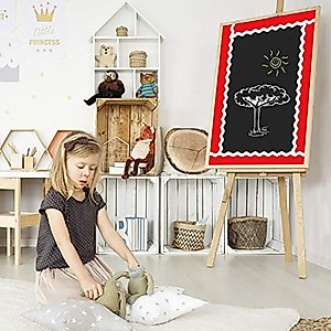 Red Scalloped Bulletin Board Borders for Valentine’s Day Classroom Decoration 36 Feet