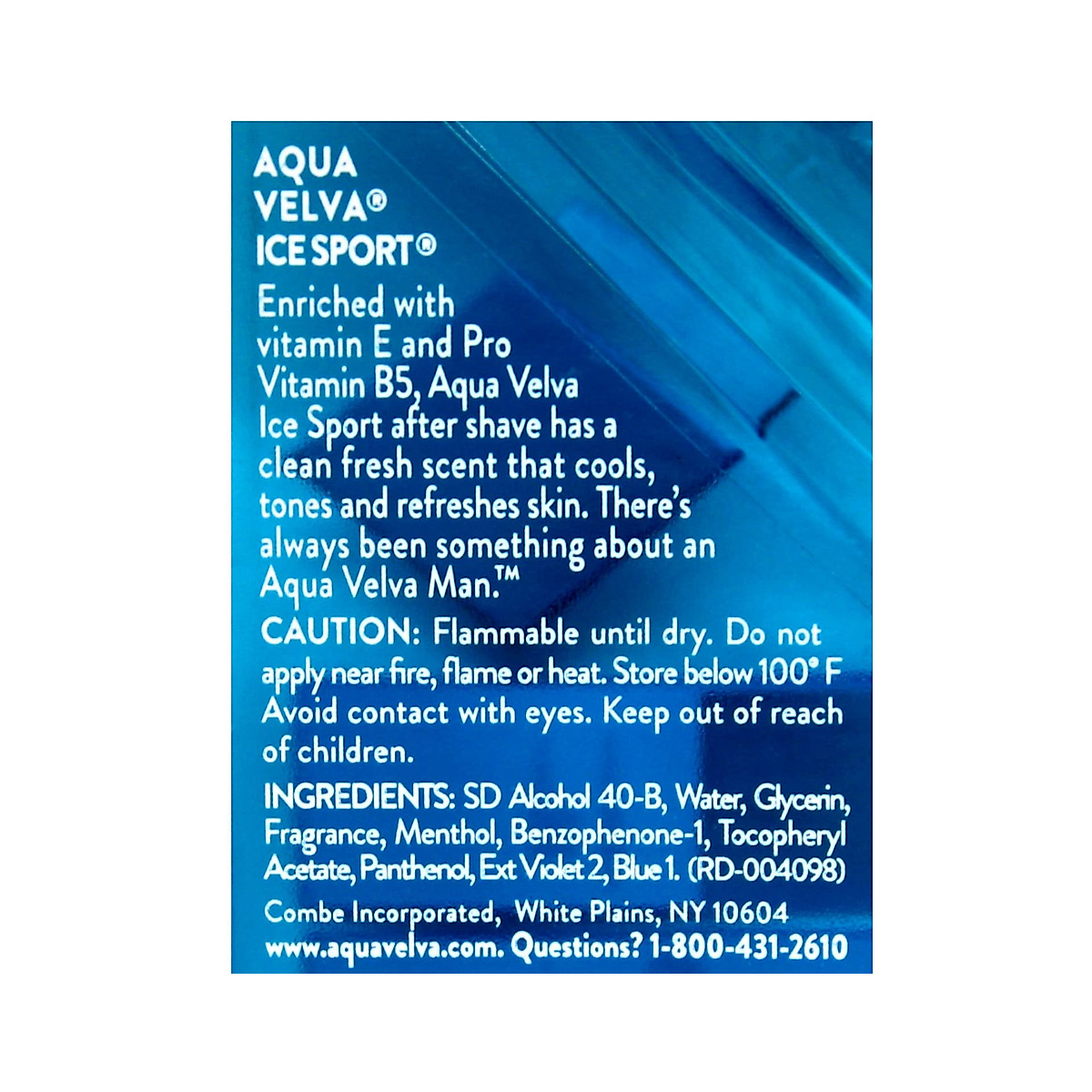 Aqua Velva Ice Sport Cooling After Shave 3.50 oz (Pack of 9)