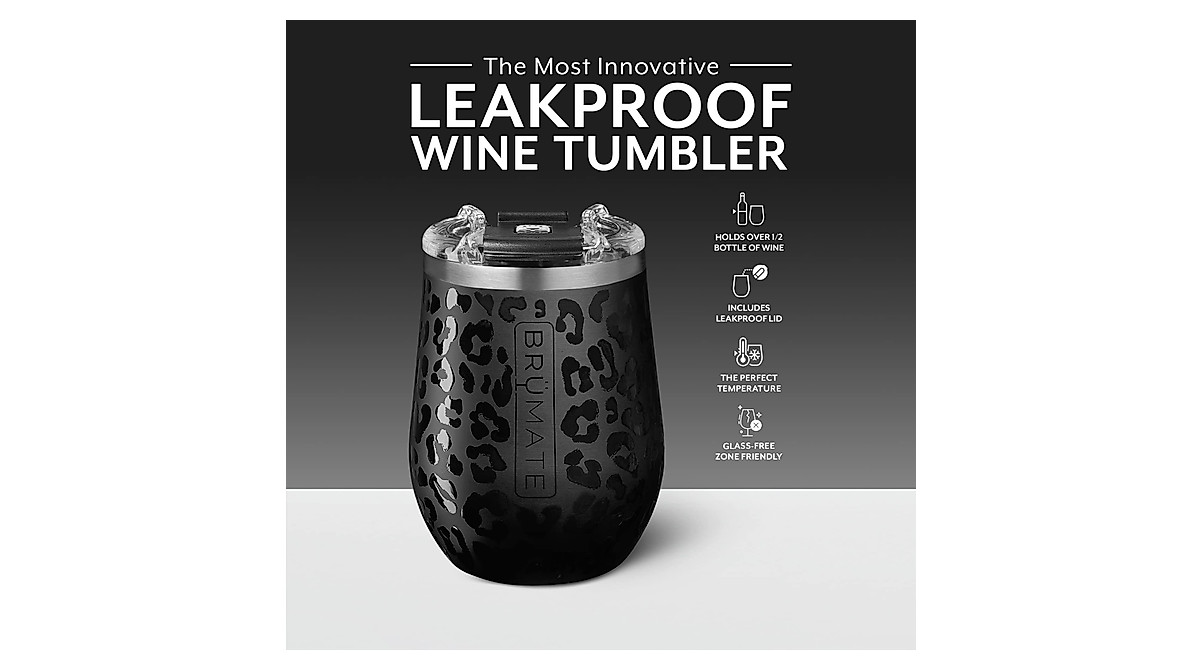 BrüMate Uncork'd XL - Leak-Proof 14oz Insulated Wine Tumbler