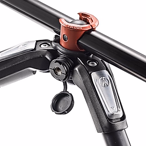 Manfrotto 190XPRO Carbon Fiber 3-Section Tripod (MT190CXPRO3),Black