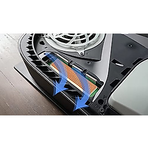 icepc M.2 PCI-E NVME 2280 SSD Heatsink Pure Copper Heat Sink,High Performance SSD Radiator with Thermal Pad for PS5/Laptop/PC 2280 NGFF Solid State Disk Cooler(70x20x4mm)