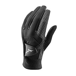 Mizuno Female ThermaGrip Women's ThermaGrip Glove Gloves-Pair, Black, Medium