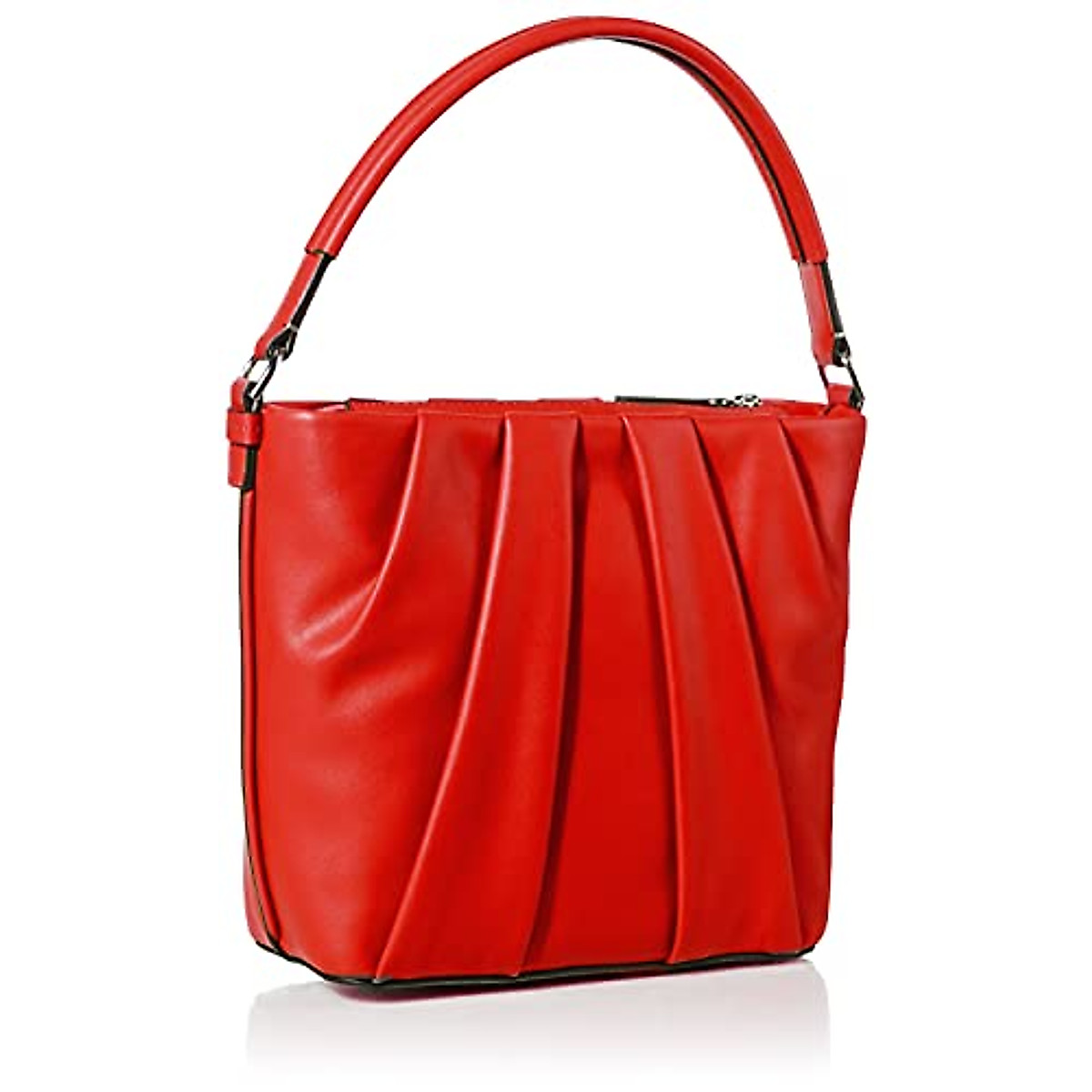 Calvin Klein Myla Novelty Large Hobo Shoulder Bag, Crimson