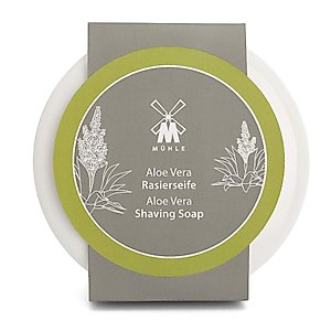 MÜHLE SHAVE CARE Porcelain Dish incl. Aloe Vera Shaving Soap 65g