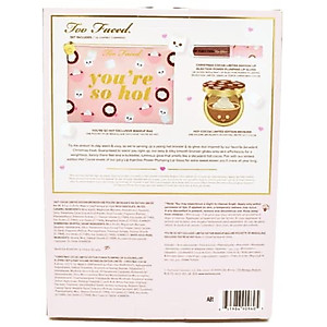 Too Faced You’re So Hot Bronzer and Lip Gloss Set:: Hot Cocoa Face Bronzer, Christmas Cocoa Lip Injection Power Plumping Lip Gloss, and Makeup Bag