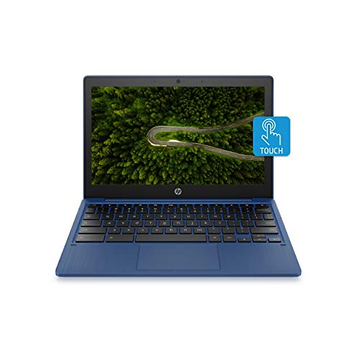 HP Chromebook 11-inch Laptop - MediaTek - MT8183 - 4 GB RAM - 32 GB eMMC Storage - 11.6-inch HD IPS Touchscreen - with Chrome OS™ - (11a-na0060nr, 2020 model, Indigo Blue)
