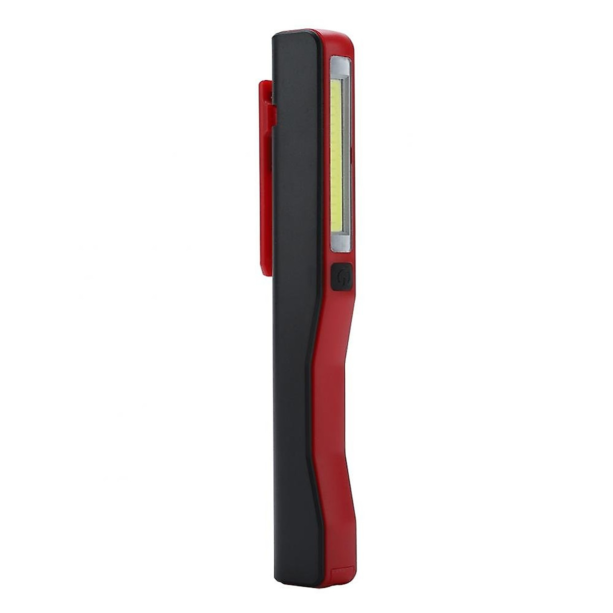 mumisuto LED Tactical Small Flashlight, Adjustable Brightness, Pen Flashlight Rechargeable LED Flashlight Pocket Light Work Light with Magnetic Rotating Clip for Hiking, Everyday Use(Red)