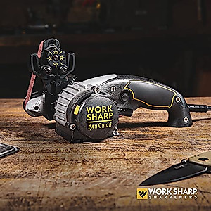 Work Sharp Ken Onion Knife Sharpener Tool - Adjustable Knife Sharpening System - For Knives, Scissors, Serrated Blades, & Tools
