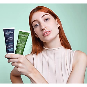 EcoTomorrow Tea Tree Chlorophyll Whitening Toothpaste with Peppermint Essential Oil and Natural Juá - Fluoride Free, Plant Based, Vegan - 4.0oz (Pack of 3)