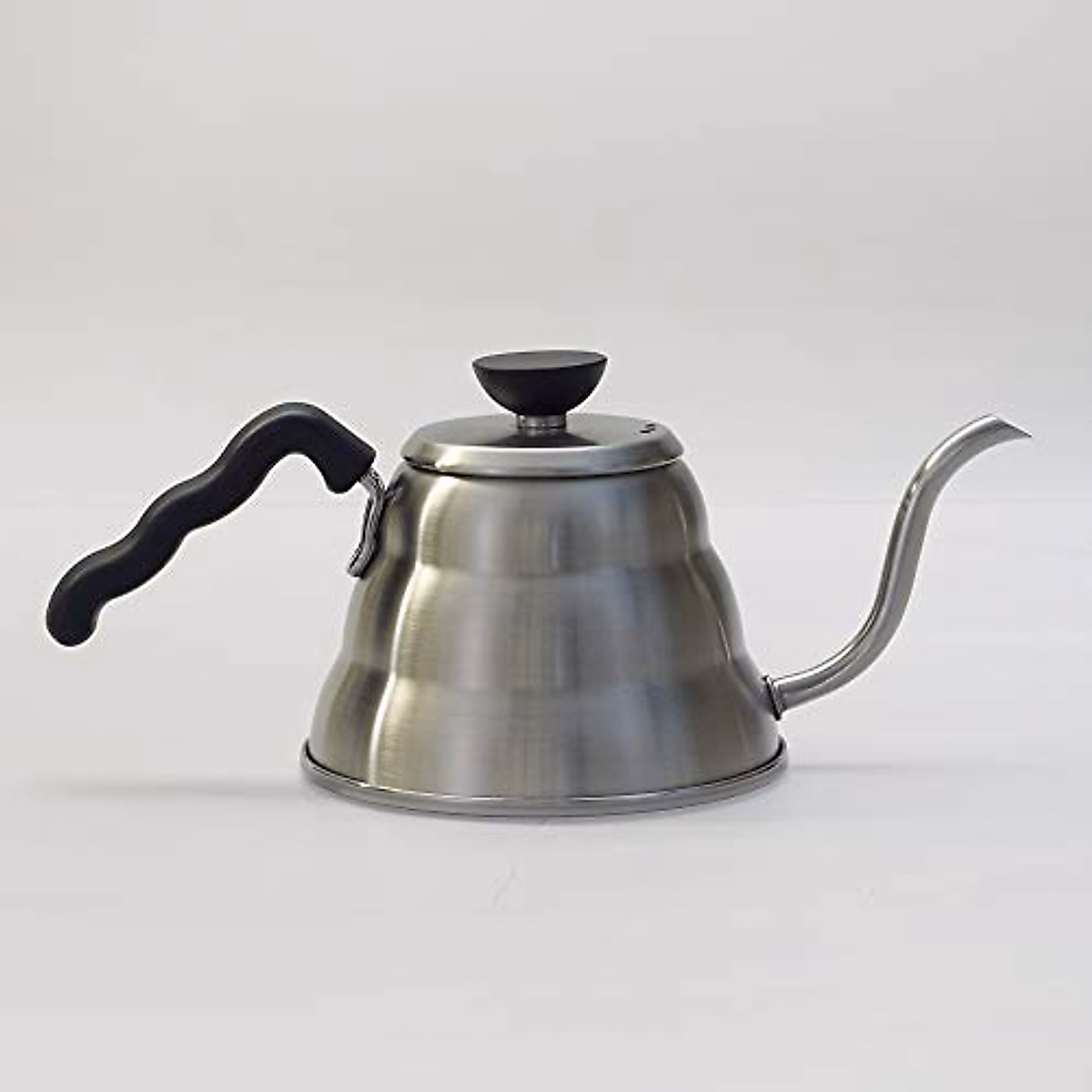 Hario V60 "Buono" Drip Kettle Stovetop Gooseneck Coffee Kettle 1.0L, Stainless Steel, Silver