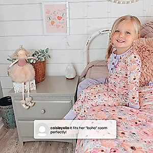 Delta Children Emerson Nightstand, Greenguard Gold Certified, Grey