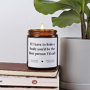 Gifts for Women Best Friends, Birthday Gifts for Her Funny Gifts for Women, Candles Gifts Soy Wax Vanilla Scented Candle
