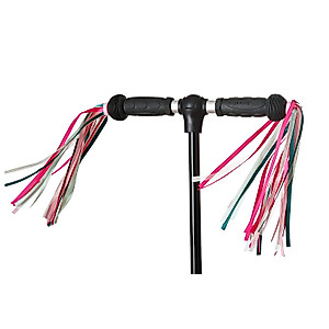 Paliston 1 Pair (2pcs) Bike Handlebar Streamers Scooter Grips Streamers Tassel Ribbons for Boys Girls Style 2