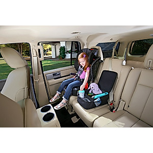 Britax Car Seat Organizer Caddy with Insulated Cup Holders | Crash Tested + 8 Mesh Pockets + Removable Center Dividers + Zipper Top