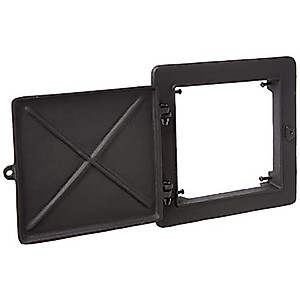 Minuteman International Cast Iron Clean-Out Door, 8 by 8-Inch,Black